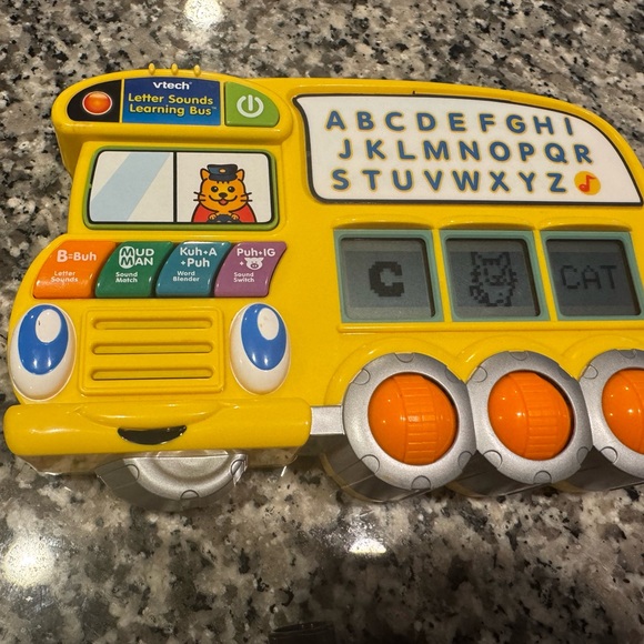 vtech | Toys | Vtech Yellow Learning Sounds Bus Toy | Poshmark